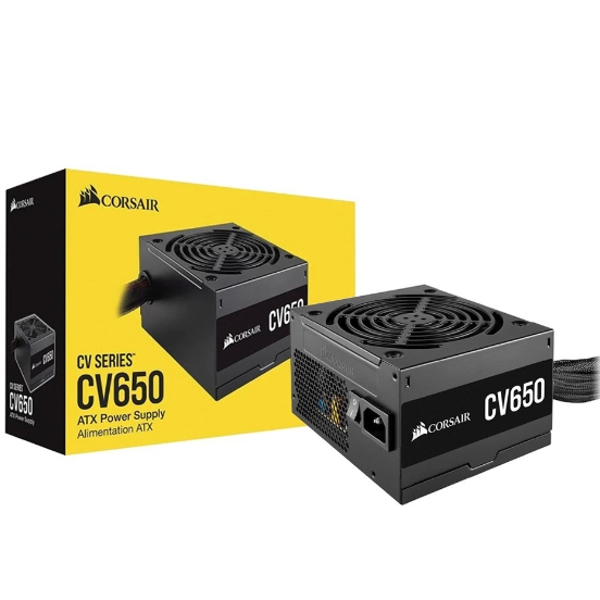 POWER SUPPLY (อุปกรณ์จ่ายไฟ) CORSAIR CV650 - 650W 80 PLUS BRONZE (CP ...