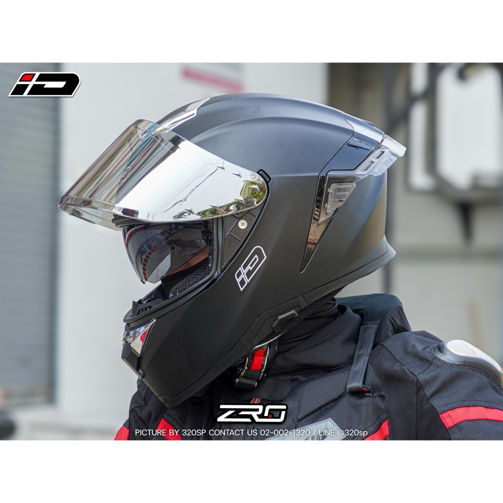 หมวกกันน็อค ID ZRO | 6 ลายใหม่ล่าสุด มีแว่นด้านใน ECE22.06 ส่งไว ...
