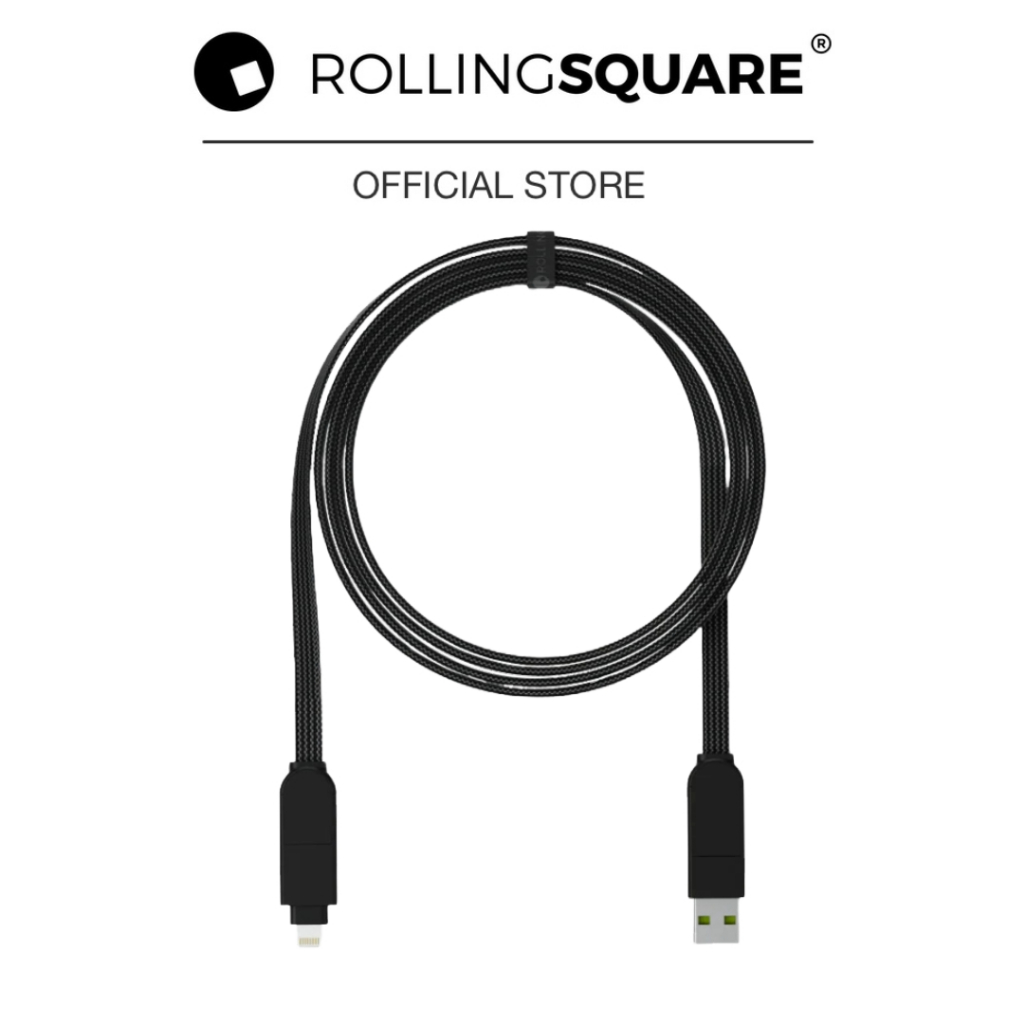 Rolling Square InCharge X Max 100W 1.5m -Black สายชาร์จ (สินค้าใหม่ ...