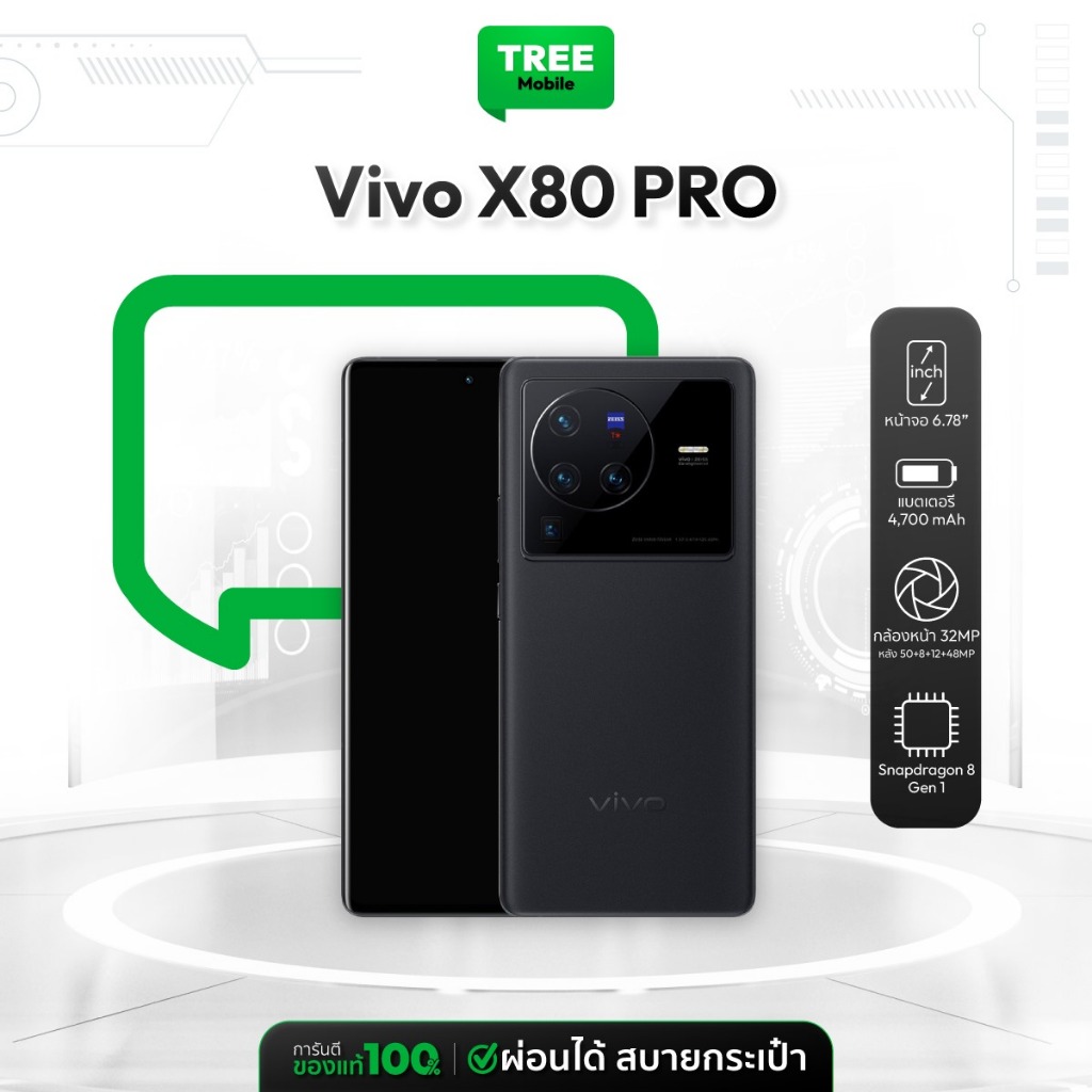 ViVO X80 | X80pro กล้องหน้า 32MP แบตเตอรี่ 4500mAh ชาร์ตไว 80W AMOLED 24-bit 12GB, ROM 256GB X80 ...