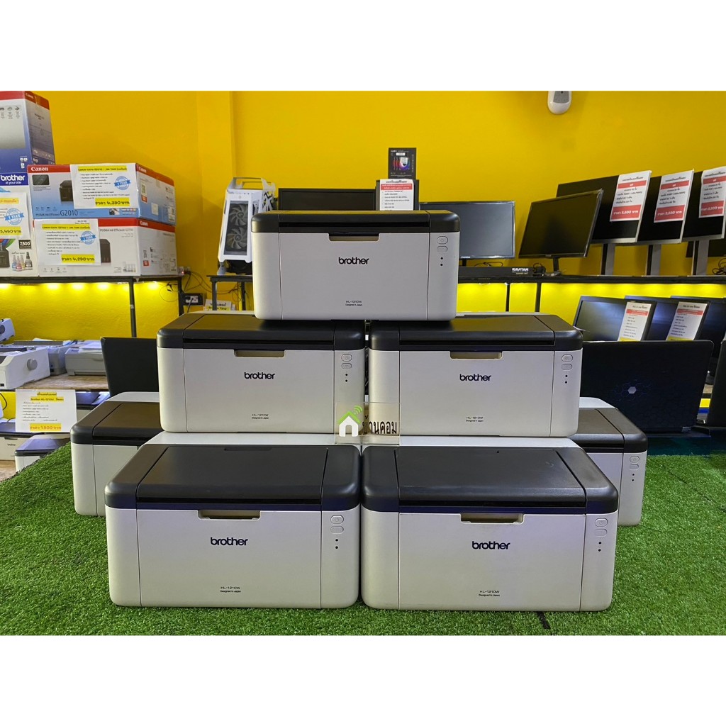 ปริ้นเตอร์เลเซอร์ Brother HL-1210W (Wifi) + HL1110 มือสองพร้อมใช้งาน ...