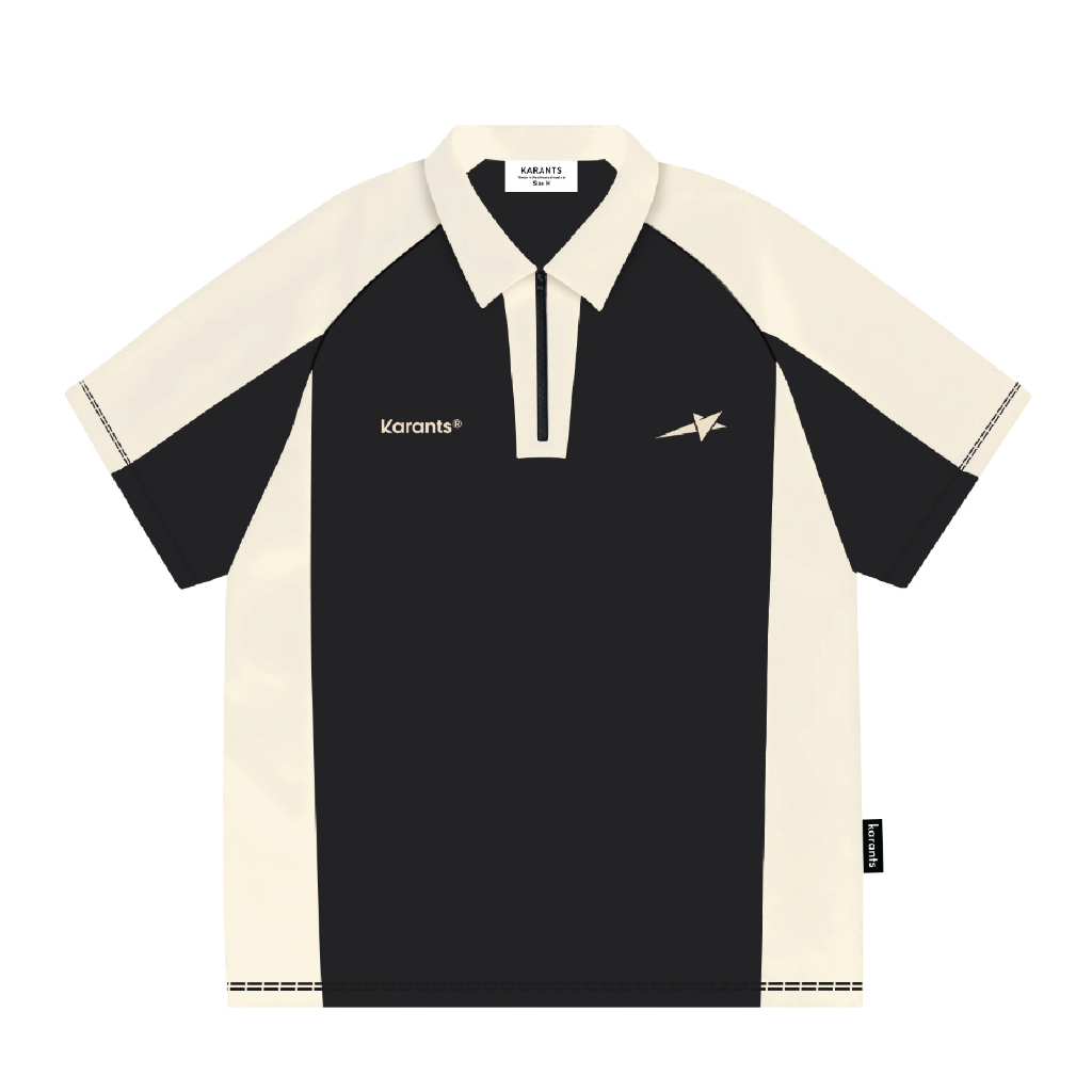 Karants แบรนด์ระดับนานาชาติอินเทรนด์ เสื้อโปโลมีซิป Hot Trend Form ...
