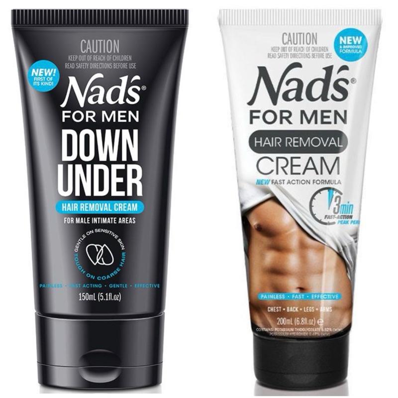 ครีมกำจัดขนผู้ชาย ของแท้100% Nads for men hair removal cream down under ...