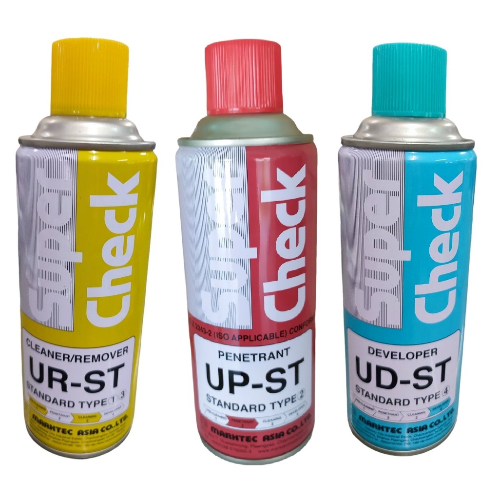 Super Check น้ำยาทดสอบรอยร้าว แนวเชื่อม ประกอบด้วย Remover, Penetrant ...