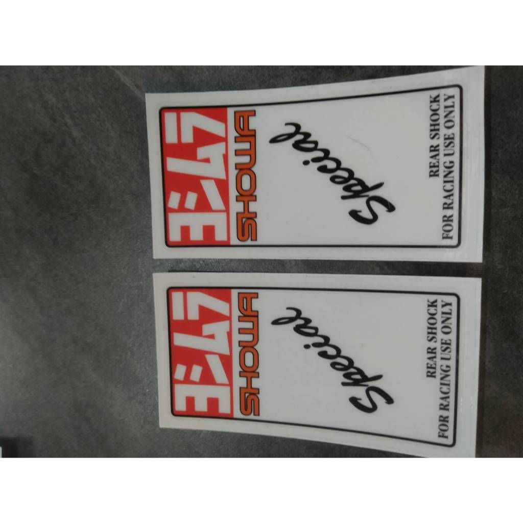 สติกเกอร์โช๊คShowa Ohlins สสิกเกอร์ล้อ Akront morad โคตรคมๆ (ขายเป็นคู่ ...
