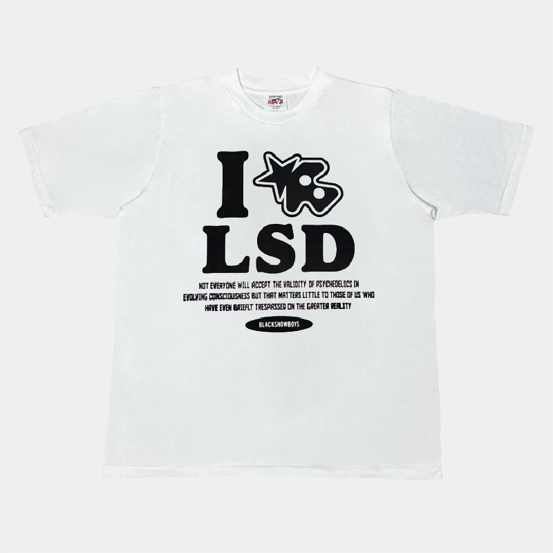 I LOVE LSD TEE (BLACKSNOWBOYS) | Shopee Thailand
