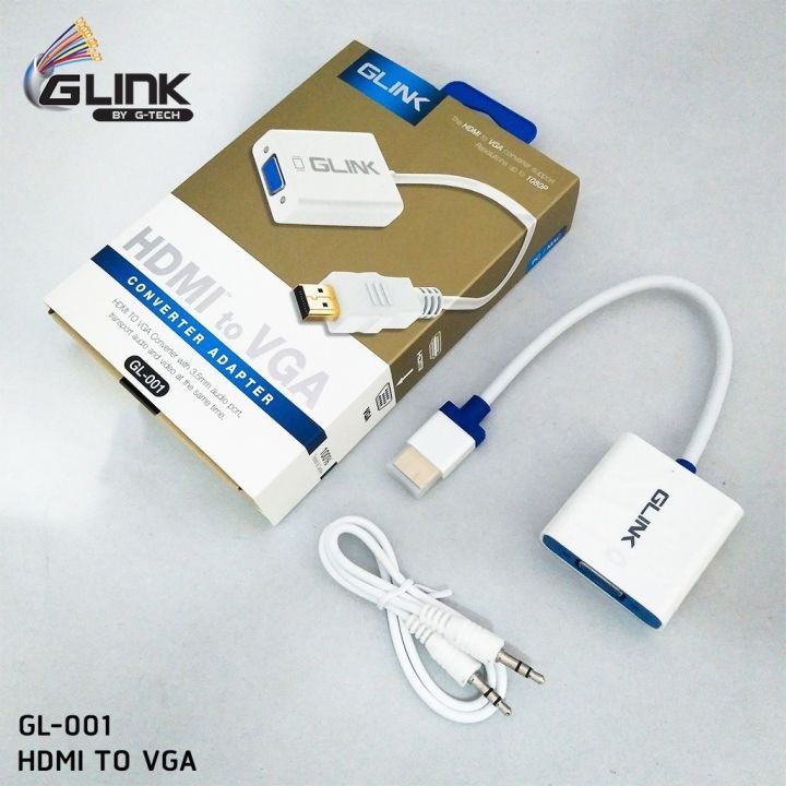 HDMI TO VGA GLINK รุ่น GL001 | Shopee Thailand