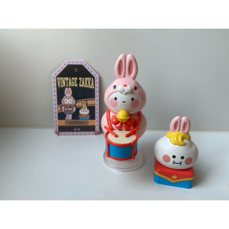 BOBO & COCO - PLAY THE DRUM (VINTAGE ZAKKA) | Shopee Thailand