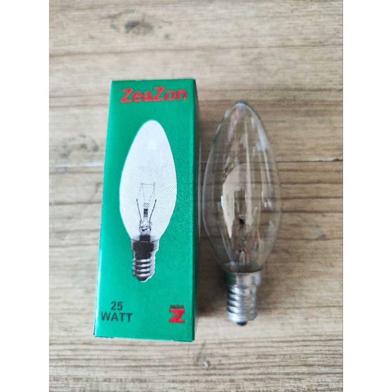 (50 หลอด) หลอดจำปา ZEAZON 25W ใส E14 จำนวน 50 หลอด | Shopee Thailand
