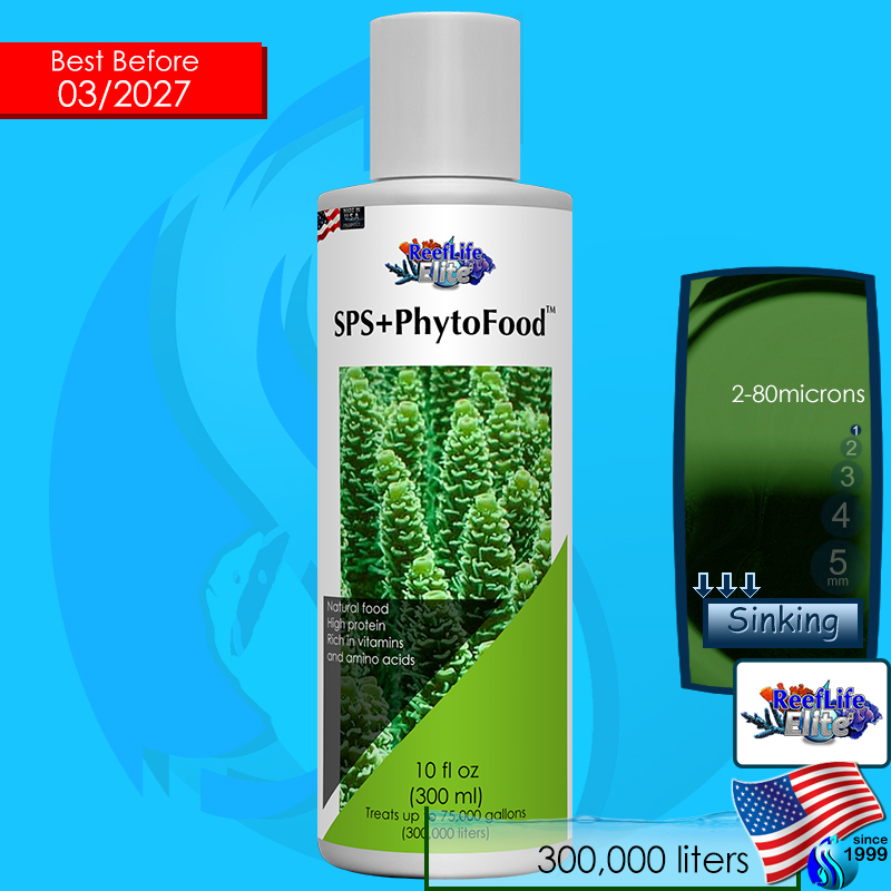 ReefLifeElite SPS+PhytoFood อาหารปะการัง อาหารเหลว แพลงตอนพืช Coral Food Phytoplankton Liquid ...