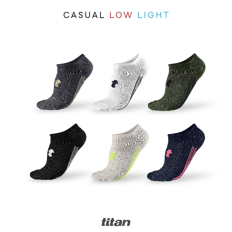 TITAN CASUAL SOCKS LOW-CUT LIGHT | ถุงเท้าวิ่ง | Shopee Thailand