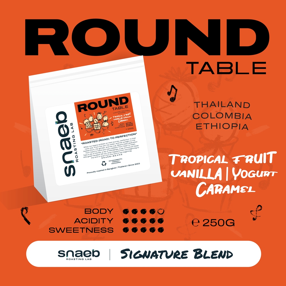 Round Table Blend Collection | เมล็ดกาแฟคั่ว คั่วกลาง Snaeb Coffee ...
