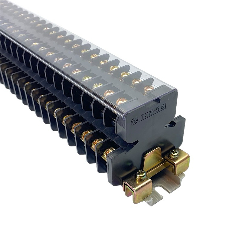เทอร์มินอลบล็อกชนิดสกรูขึ้น รุ่น TXW-5.5 600V 30A 5.5mm (24ชุด) ชุด ...