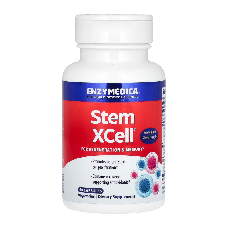 [พร้อมส่ง/Exp.11/2025]🇺🇸Enzymedica,Stem XCell, อาหารเสริมสเต็มเซลล์ ...