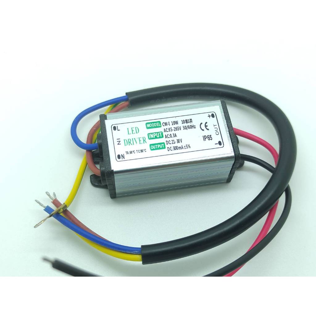 LED Driver 10w 220VAC Output21-38VDC 0.3A | Shopee Thailand