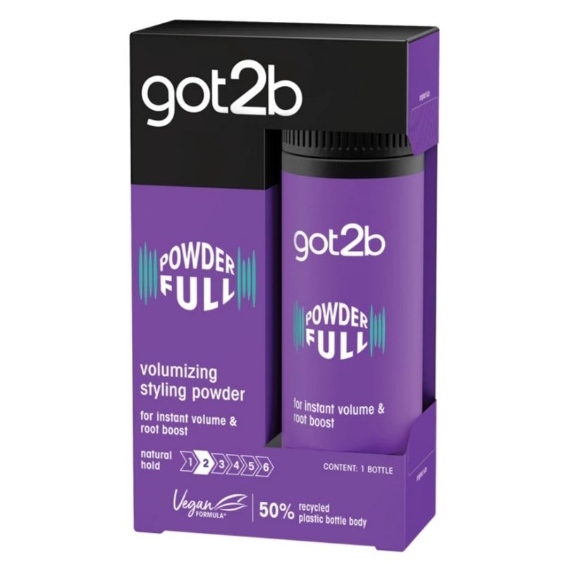 Got2b Powderful Volumizing Powderผงแป้งชวาฟคอฟ(พาวเดอร์ฟูลกล่องม่วง)10g ...