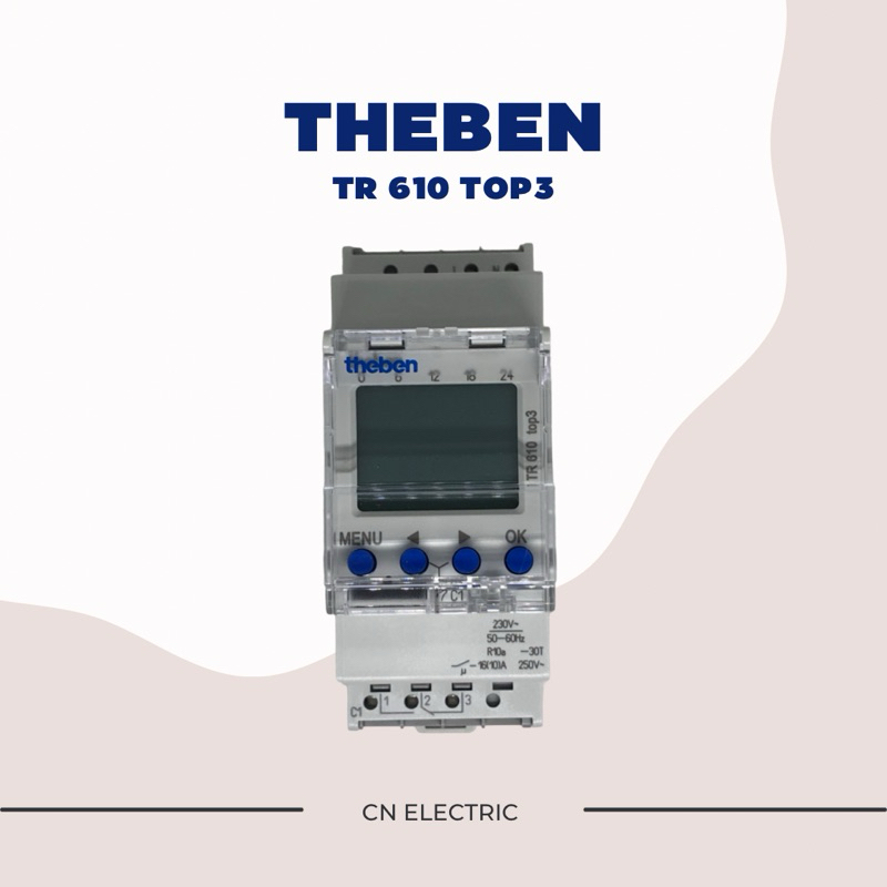 นาฬิกาตั้งเวลา,ไทม์เมอร์ theben TR 610 top3 Time and light control ...