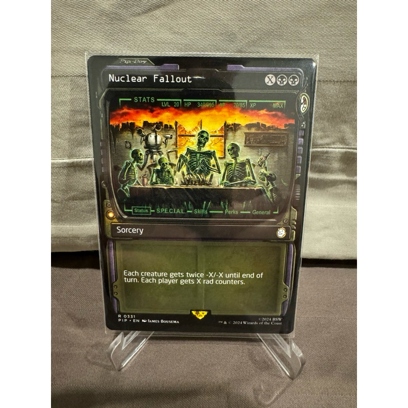 MTG Universes Beyond: Fallout Variants: Nuclear Fallout (0331 - Pip-Boy ...
