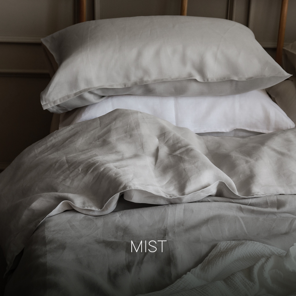 ชุดผ้าปูที่นอน / ปลอกผ้านวม / ปลอกหมอน ลินิน Solstice Home ทำจากผ้าลินิน French Flax Linen ...