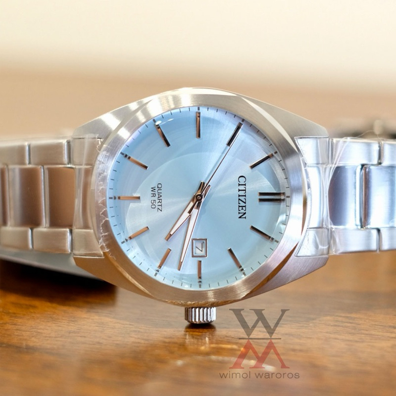 นาฬิกา CITIZEN รุ่น BI5110-54 (A,B,M,X) Quartz WR50 (เรือนเงิน/หน้าเงิน ...