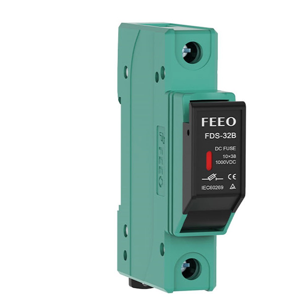 FEEO FDS-32B 1000V holder with LED ฐานฟิวส์ DC สำหรับ Solar Call DC ...