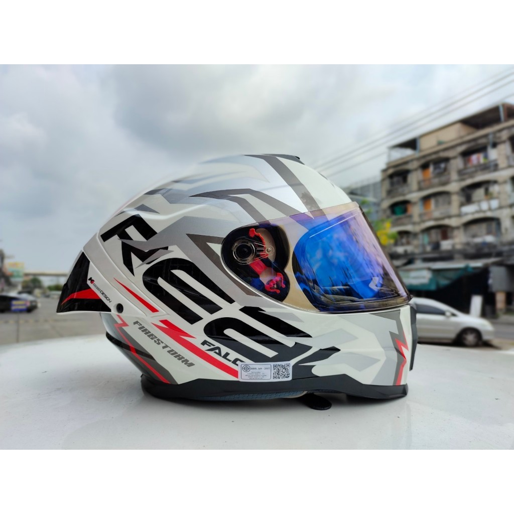 หมวกกันน็คเต็มใบ REAL FALCON ROBOTECH | Shopee Thailand