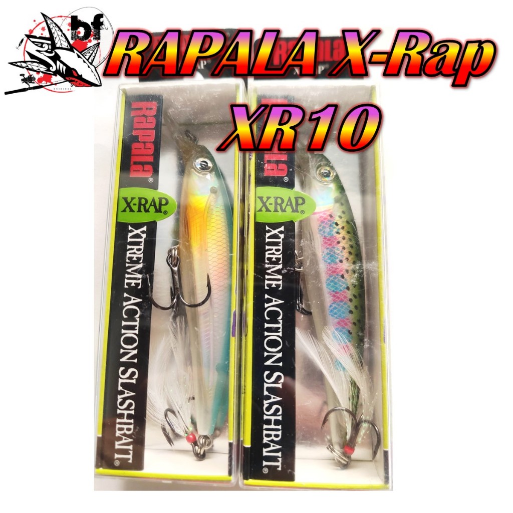 เหยื่อตกปลา RaPaLa X-RAP XR-10 ขนาด 10 cm น้ำหนัก 13 g เหยื่อราพาล่า เหยื่อปลั๊ก สำหรับตกปลา ...
