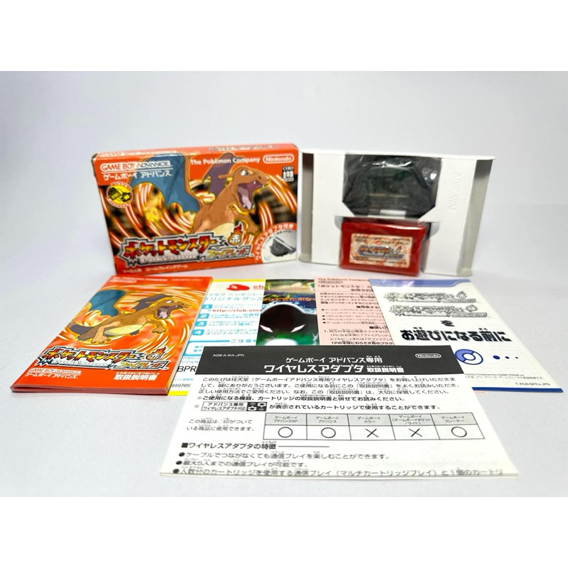 (1) ตลับแท้ Nintendo Game Boy Advance (japan)(GBA) Pokemon FireRed ...