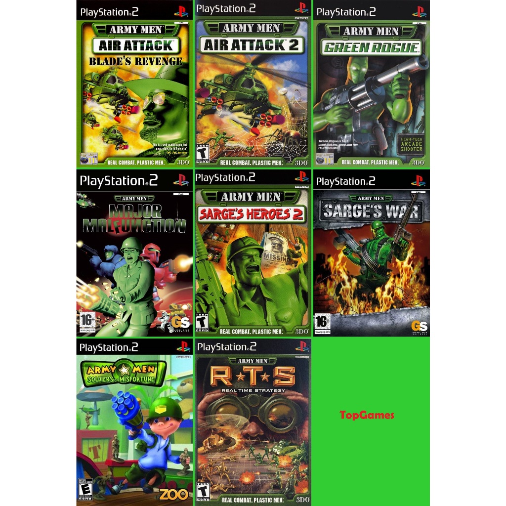 Army Men อามี่ เมน ทุกภาค PS2 แผ่นเกม Playstation 2 | Shopee Thailand