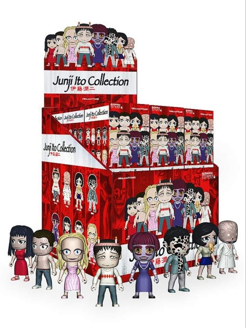 กล่องสุ่ม อ.จุนจิ อิโต้ Junji Ito Blind Box : Kawaii Titans 3 Inch Vinyl Figures #Junji Ito #จุน ...