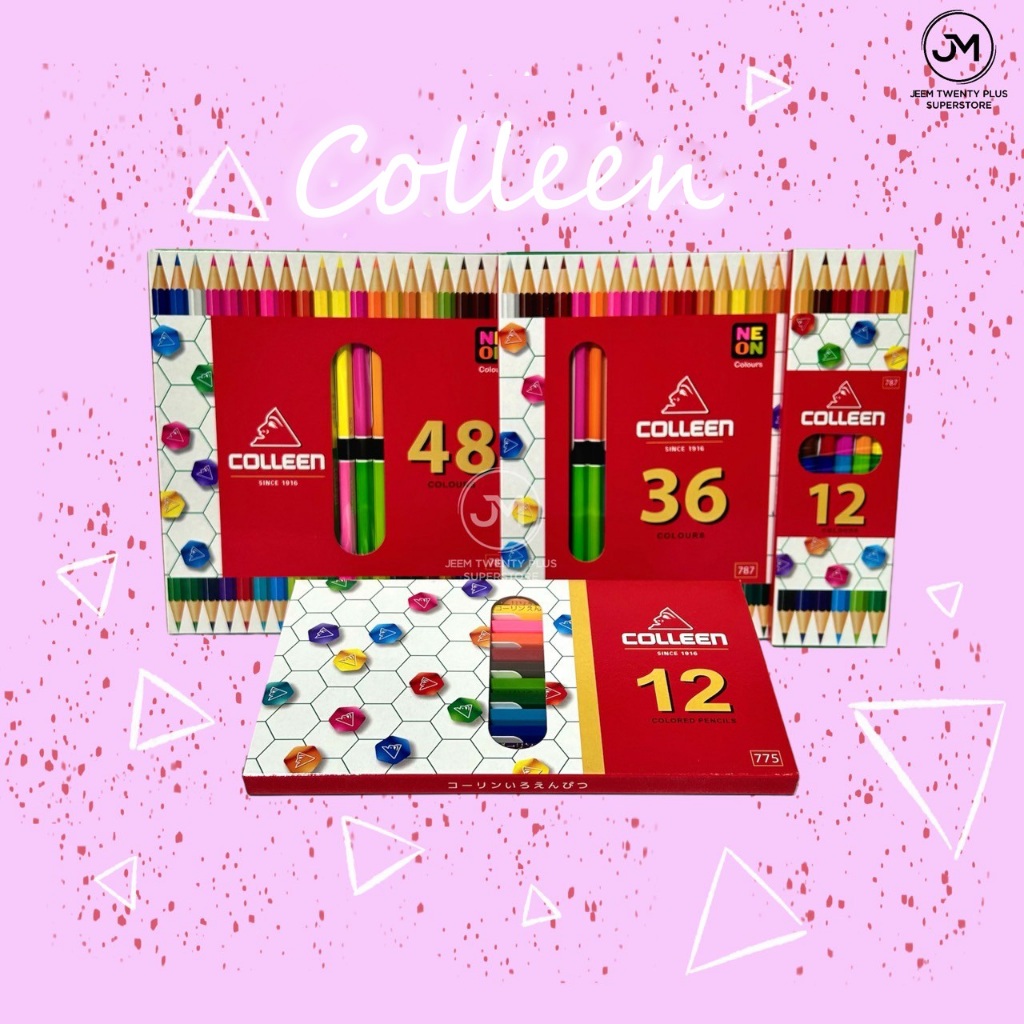 สีไม้คอลลีน | Colleen | color pencil | สีไม้ | แบบ 12สี 24สี 36สี 48สี ...