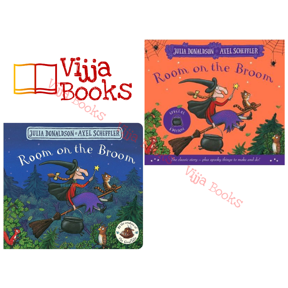Room on the Broom Julia Donaldson หนังสือเด็ก นิทานภาพ ภาษาอังกฤษ เลือก ...