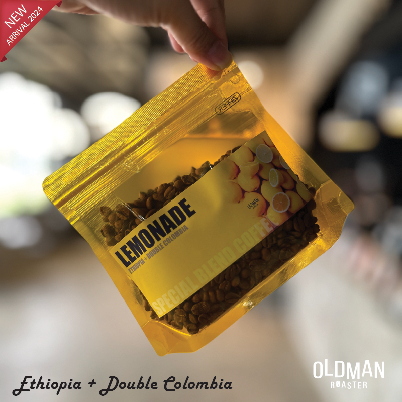 เมล็ดกาแฟ LEMONADE BLEND (คั่วอ่อน) " ETHIOPIA+DOUBLE COLOMBIA " by OLDMAN ROASTER | Shopee Thailand