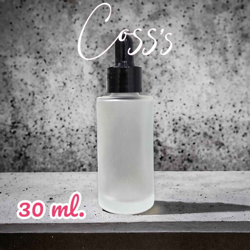 แพ็กเกจขวดแก้วดรอปเปอร์สำหรับบรรจุสารเหลวขนาดบรรจุ 30ml cosmetic packaging รหัส GB18-PURE*30ml ...