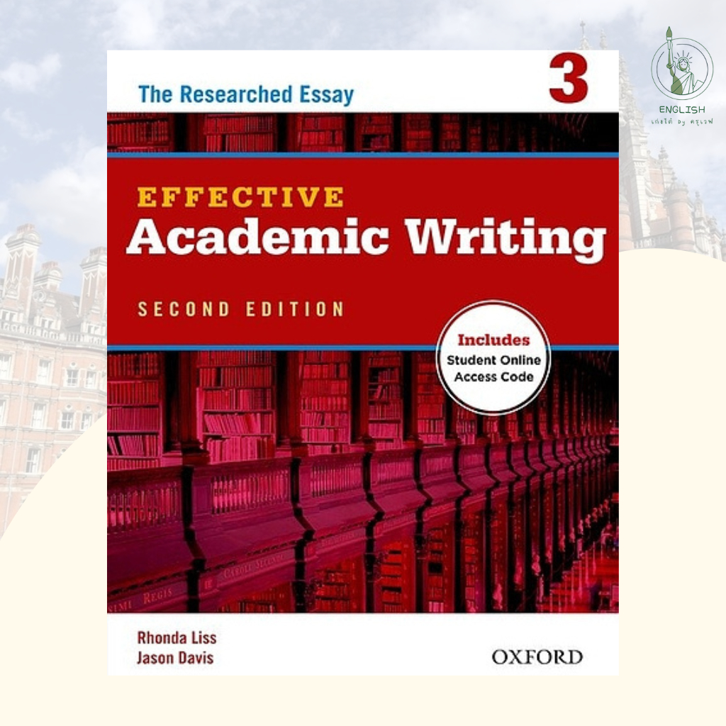 หนังสือ Effective Academic Writing 2nd ED 3:หนังสือ+โค้ดสำหรับเรียน ...