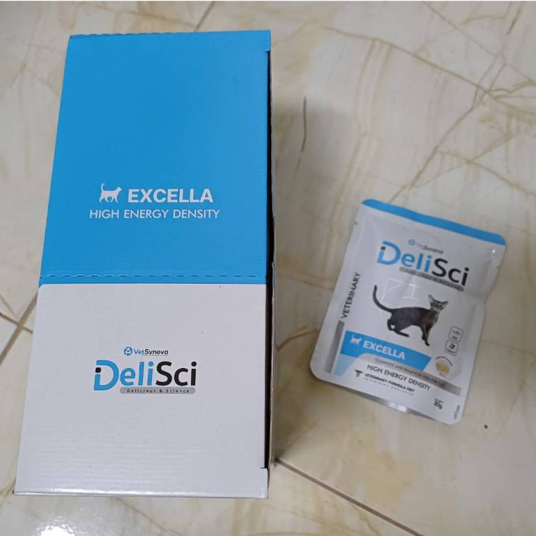 DeliSci Excella สุนัขและแมว บรรจุ 80กรัม อาหารเปียกสัตว์ ขาดสารอาหาร ...