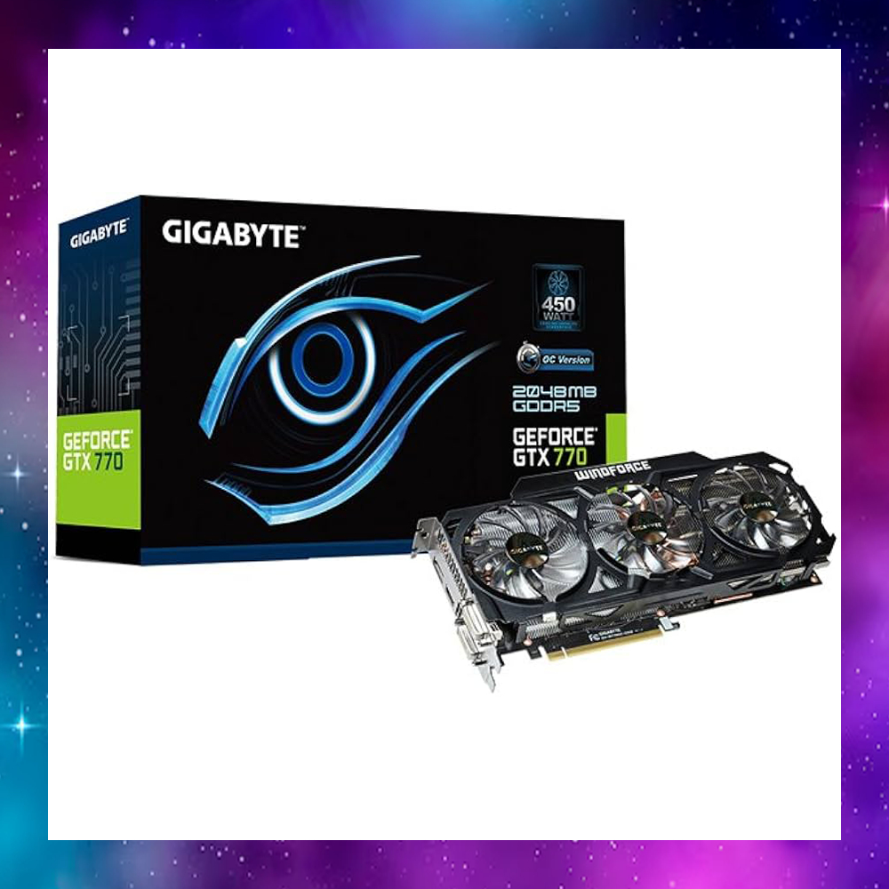 VGA (การ์ดแสดงผล) GIGABYTE WINDFORCE GTX770 2GB GDDR5 ใช้งานปกติ ...