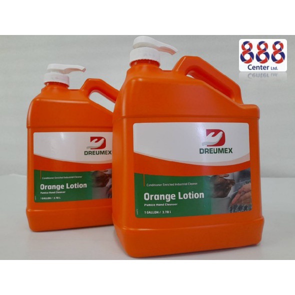 น้ำยาครีมล้างมือขจัดคราบ 3.78L. Dreumex Orange Lotion Pumice | Shopee ...