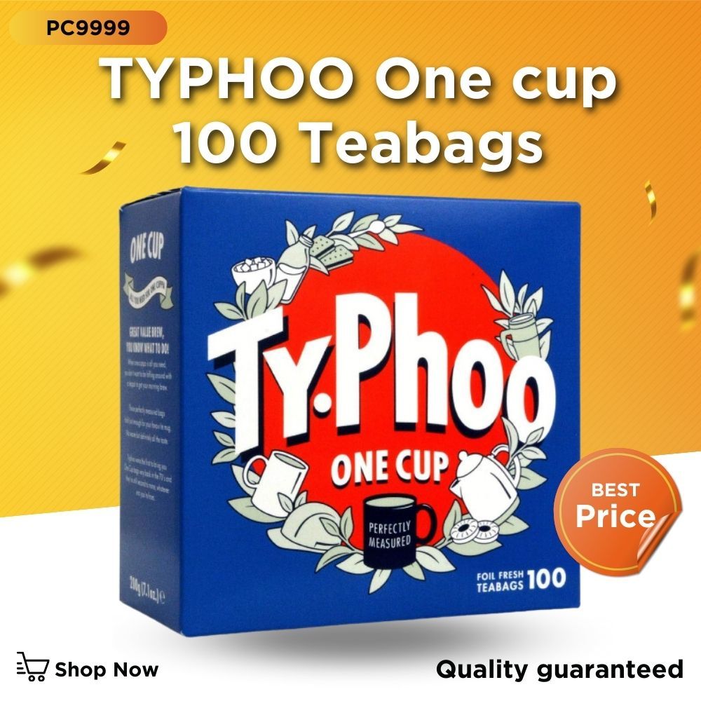 Best Seller Typhoo one cup special blend 100 Teabags Typhoo One Cup ...