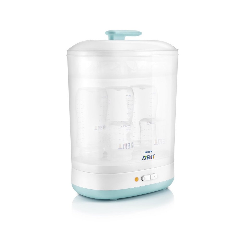 Philips Avent เครื่องนึ่งฆ่าเชื้อขวดนมไฟฟ้า 2-in-1 (รุ่น SCF922/06 ...