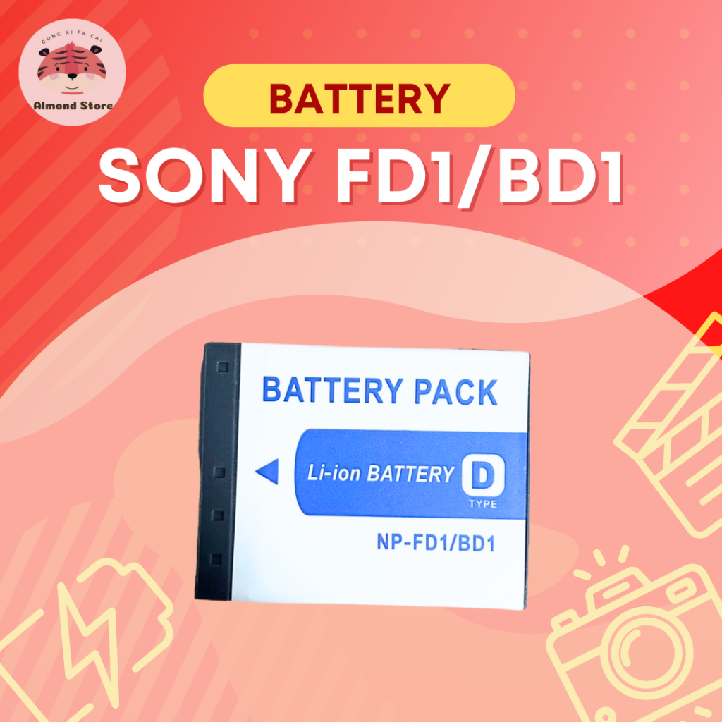 [ประกันแบต 1 ปี, ส่งไว] SKU 0176 แบตกล้อง Sony NP-FD1/BD1 ส่งไว 1-2 วัน | Shopee Thailand