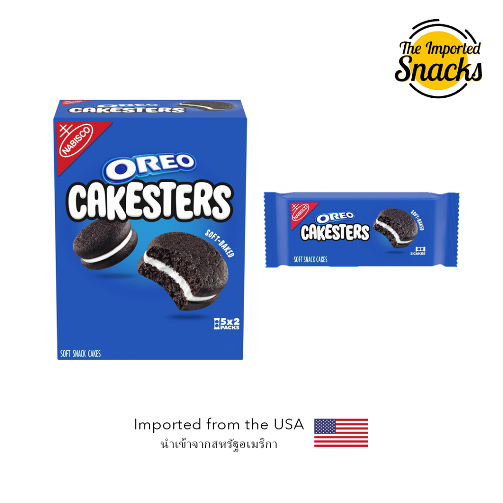 OREO Cakesters Soft Cake Snack นำเข้าจาก USA 🇺🇸 (1 Pack = 2 ชิ้น - 57g ...