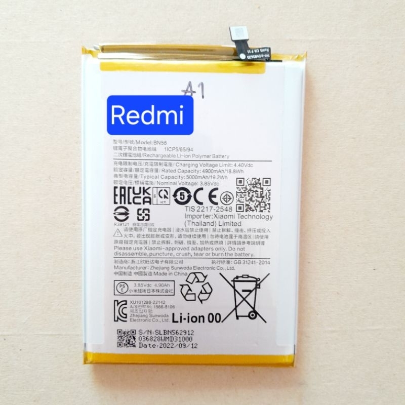 แบตเตอรี่ใช้สำหรับ Redmi A1 | Shopee Thailand