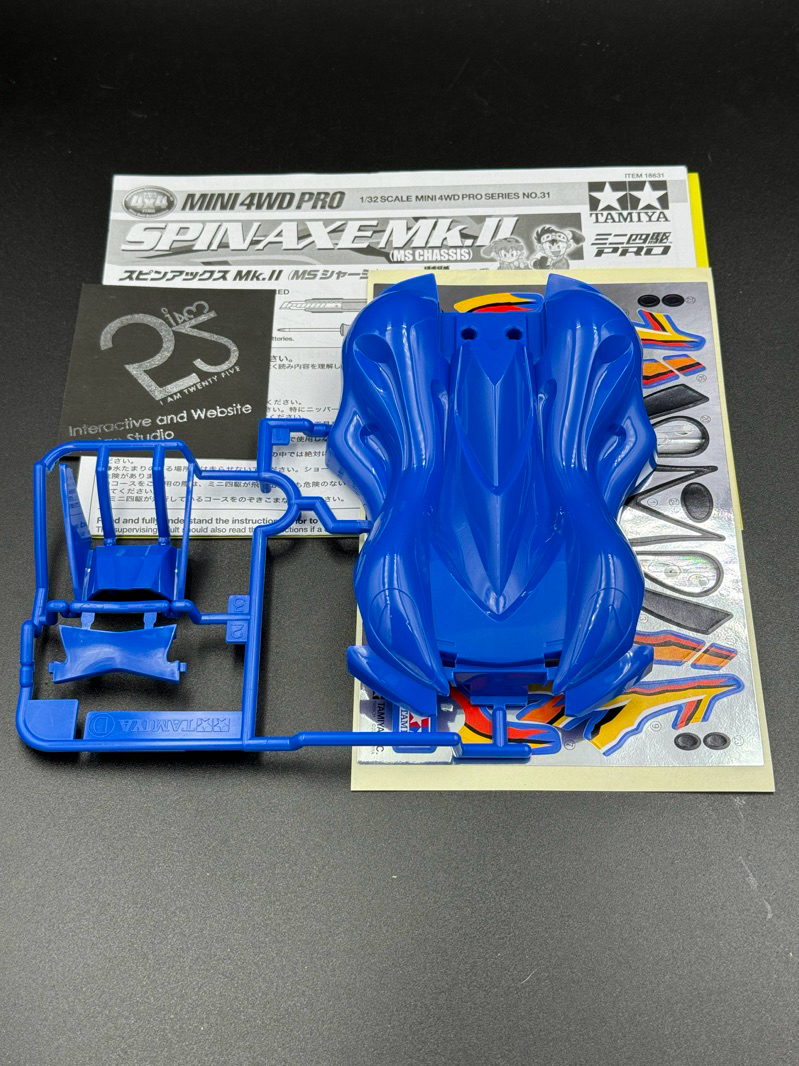 บอดี้ SPIN-AXE Mk.ll (18631) พร้อมคู่มือ และสติ๊กเกอร์ | Shopee Thailand