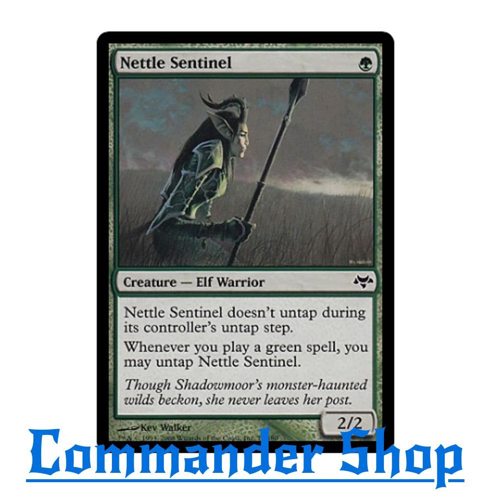 Nettle Sentinel (Creature - Elf Warrior) Green Mv1 Pw2/Tn2 Untap การ์ด ...
