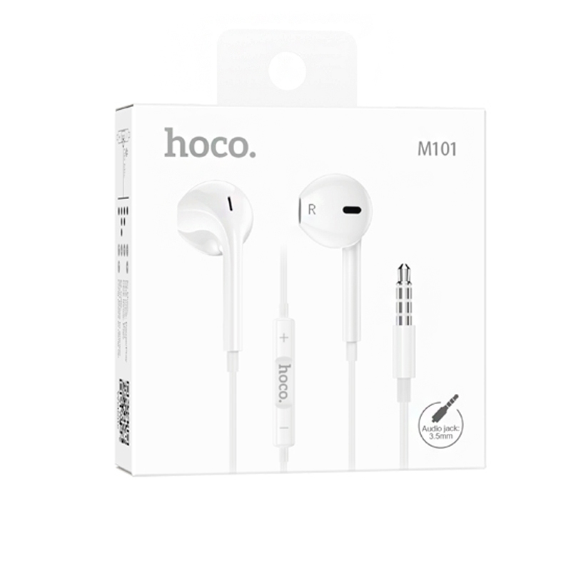 Hoco M101 3.5mm. หูฟังสมอลทอร์ค small talk แจ็คกลม HEADPHONES | Shopee ...