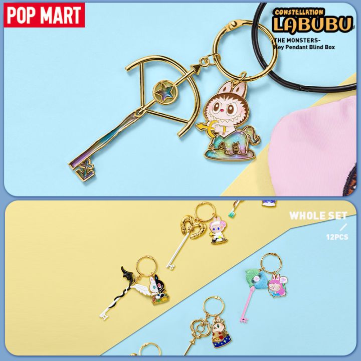 POP MART Labubu Zodiac Keychain กล่องสุ่ม พวงกุญแจลาบูบู้ราศี ของแท้ ...