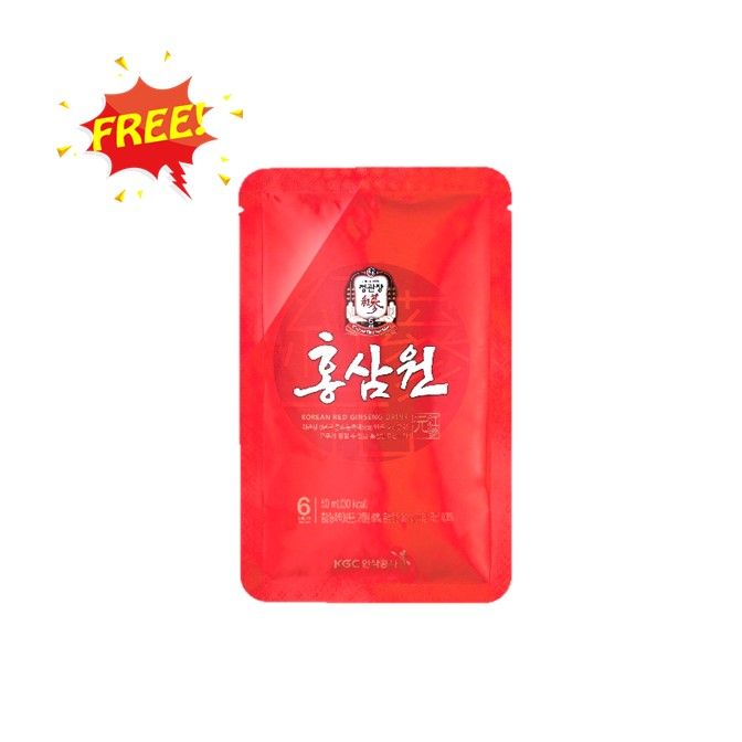 ( สินค้าแถมฟรี เมื่อสั่งซื้อตามกำหนด ) โสมแดงพร้อมดื่ม Hong Sam Won 1 ...
