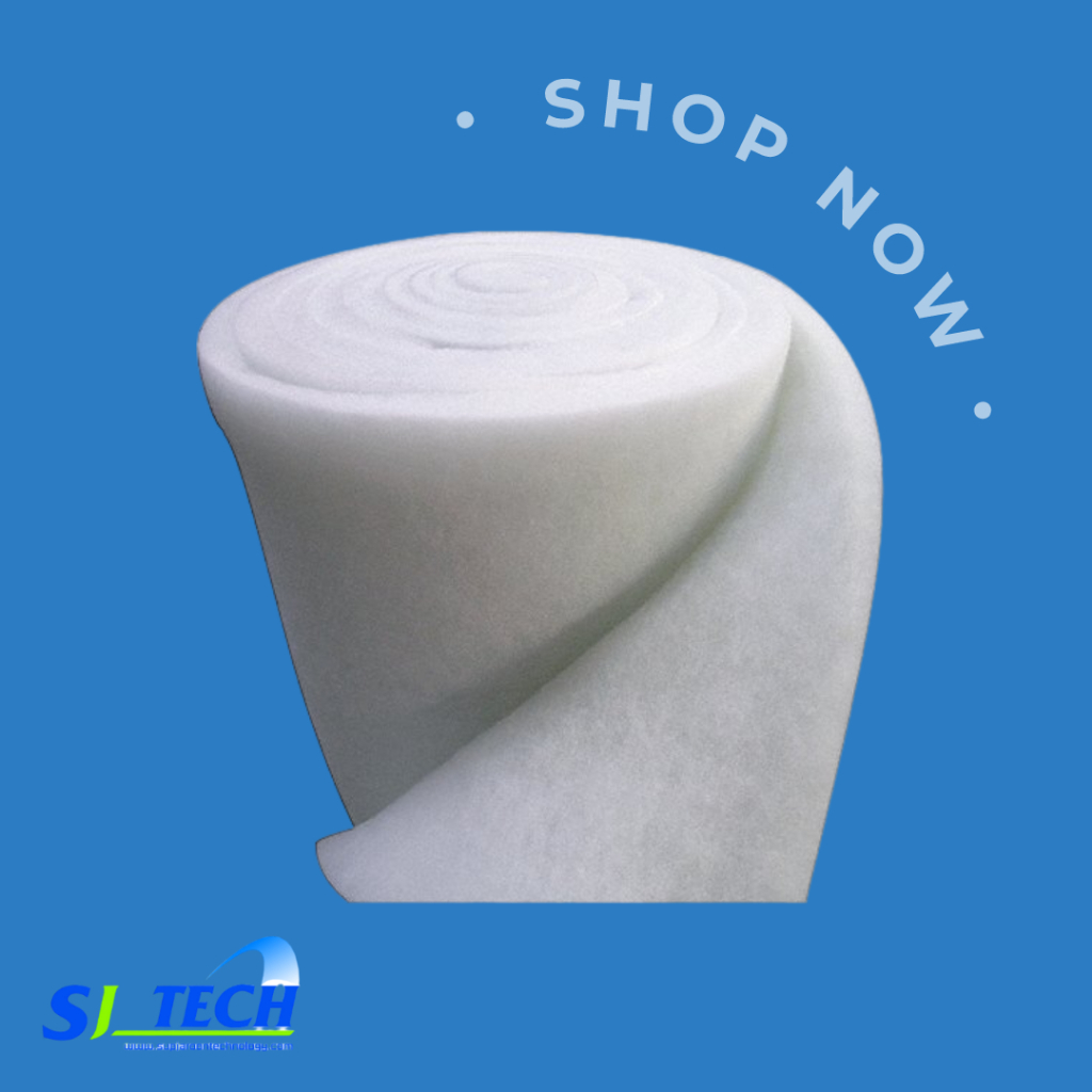 ใยกรองฝุ่นสีขาว Pre Filter Roll G4 ชนิดละเอียด ใยกันไฟลาม กรองได้อเนกประสงค์ หนา20มิล (ราตาต่อ ...