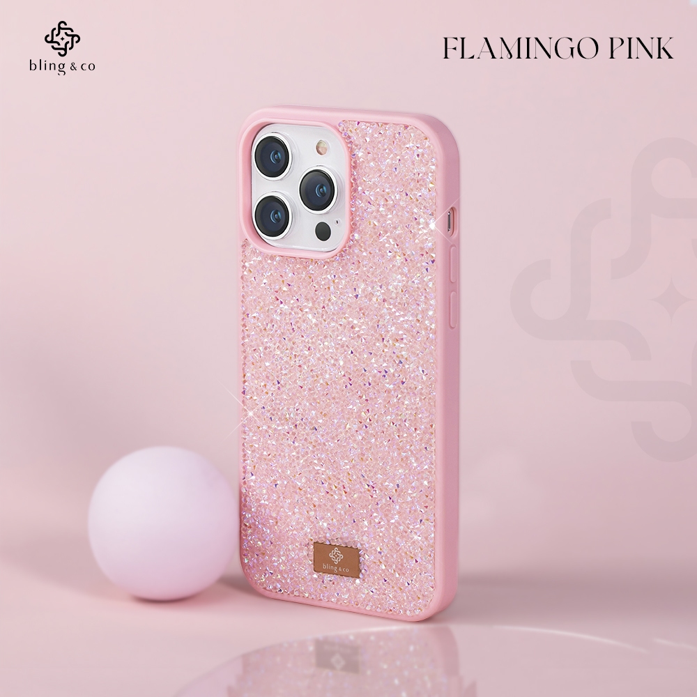 Bling & Co เคส สี Flamingo Pink สำหรับ iPhone 16 11 12 13 14 15 Plus ...